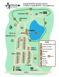 RV Sites - Arrowhead Point RV Park and Cabins Campground